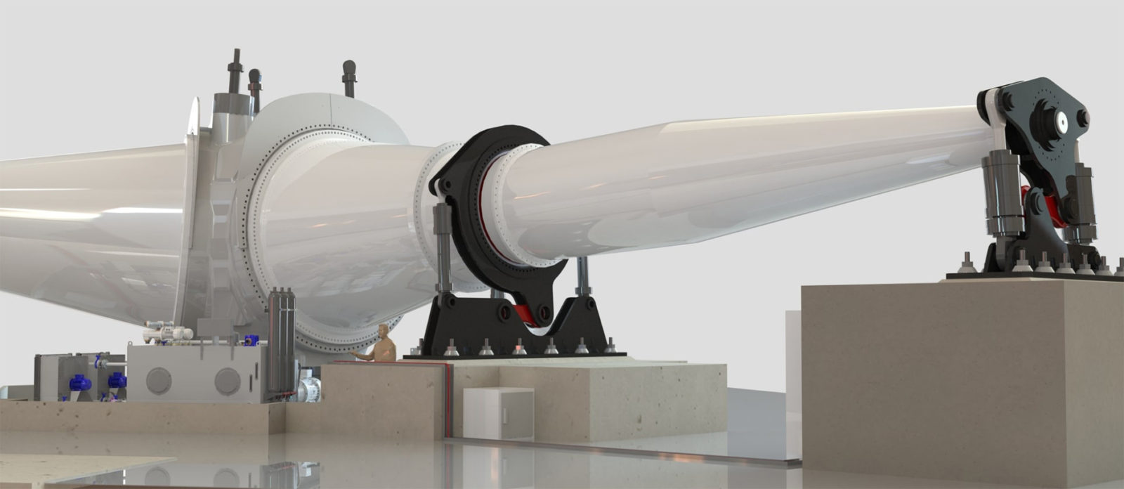 Windturbine Blade Bearings Test Bench - IDOM