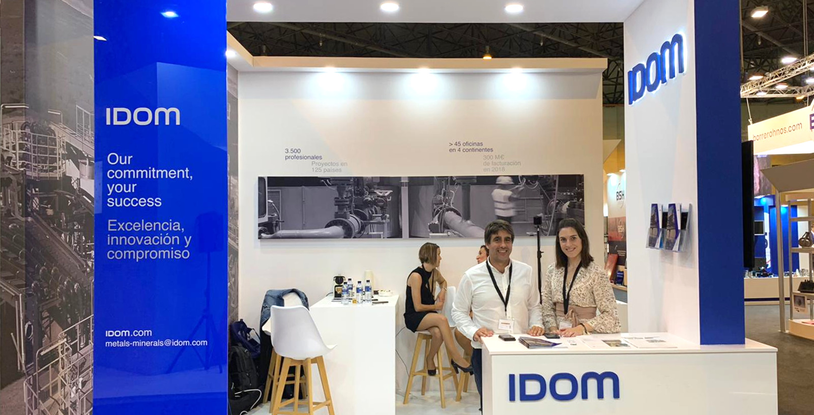 Participación en el Mining and Minerals Hall 2019 de Sevilla - IDOM