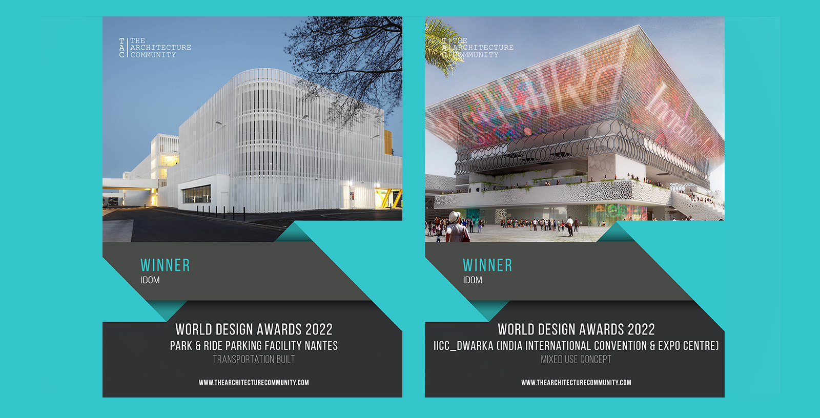 Obtenemos cuatro premios en los «World Design Awards» de Arquitectura ...