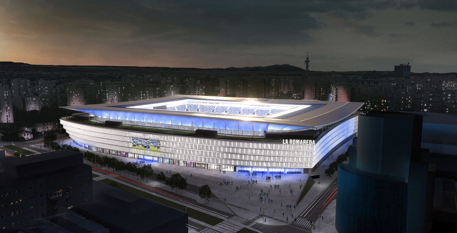 Descubre el anteproyecto del nuevo estadio de La Romareda - IDOM